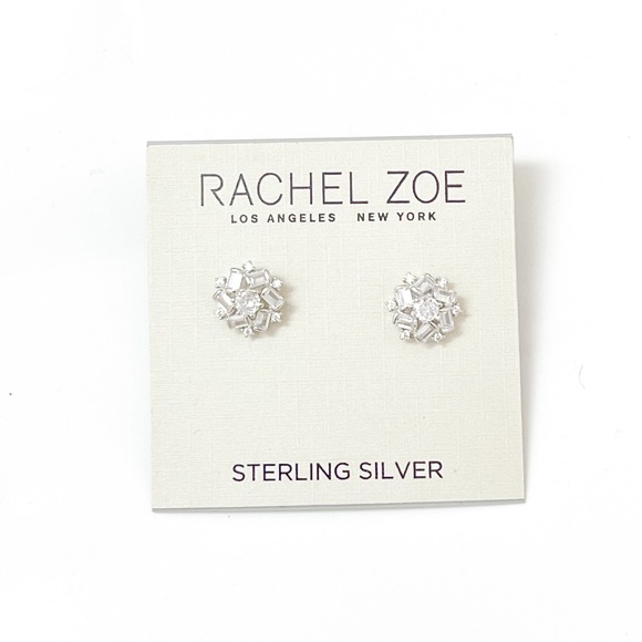 Rachel Zoe | Jewelry | Rachel Zoe Starling Silver Cluster Stud Earrings | Poshmark